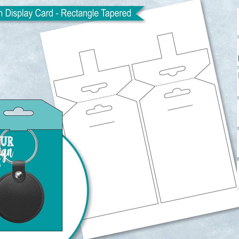 Keyring Tag Template - Etsy