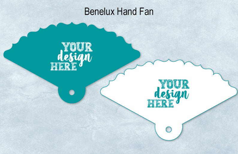 Benelux Hand Fan Blank Template, Church Wedding Program, DIY Paddle Fan ...