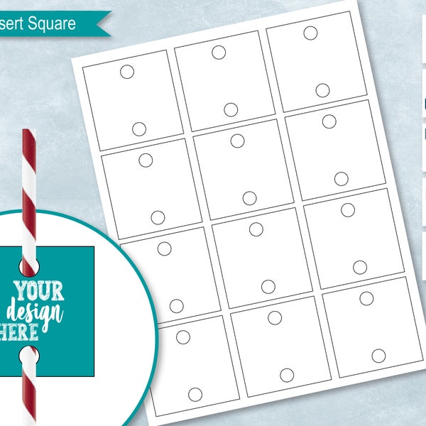 Printable Straw Flag - Etsy