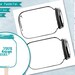 Rectangle Bookmark Blank Template, Rectangular Bookmark, DIY Create ...