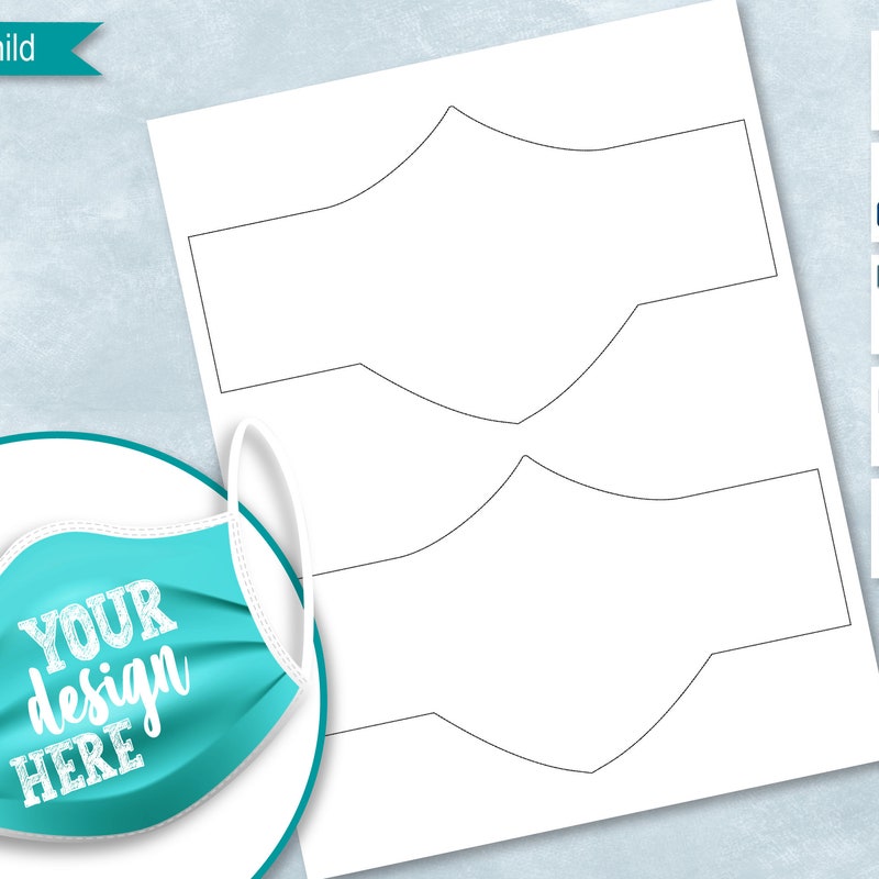 Face Mask Template - Etsy