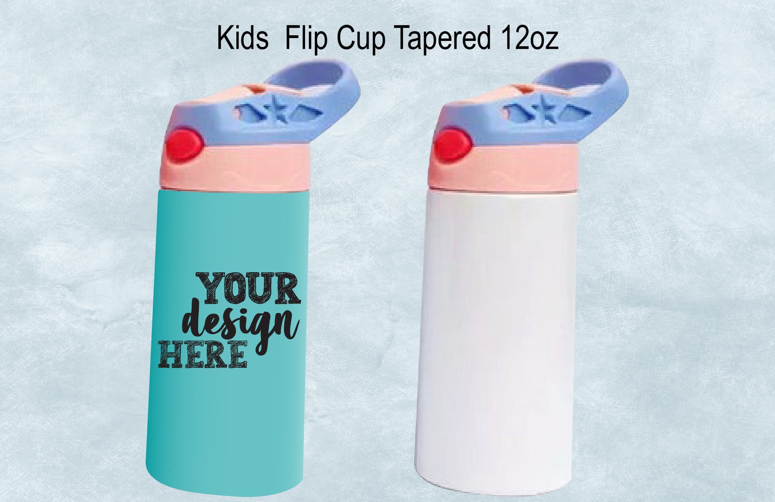Kids Flip Cup Tapered 12oz Blank Wrapper Template Kids Water - Etsy Canada