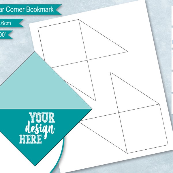 Corner Bookmark - Etsy