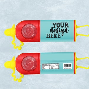 Juicy Pop 0.92oz 26g Wrapper Template, Juicy Drop Sticker Label ...