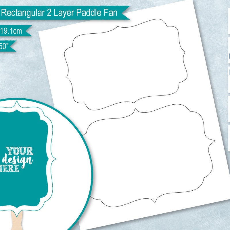 Church Fan Template - Etsy