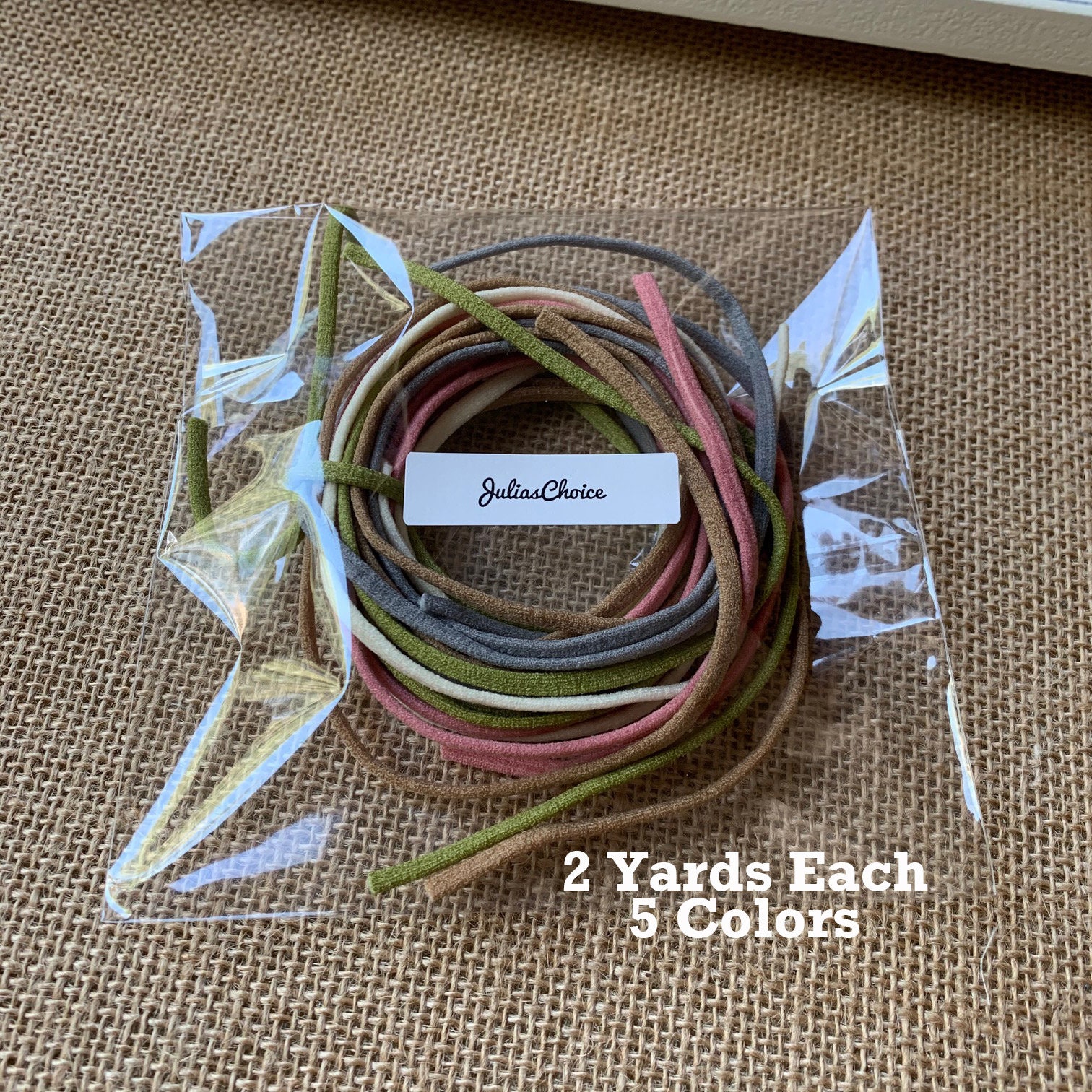 4mm Flat Soft Color Elastic Cord DIY USA Stock Latex Free. 10 - Etsy