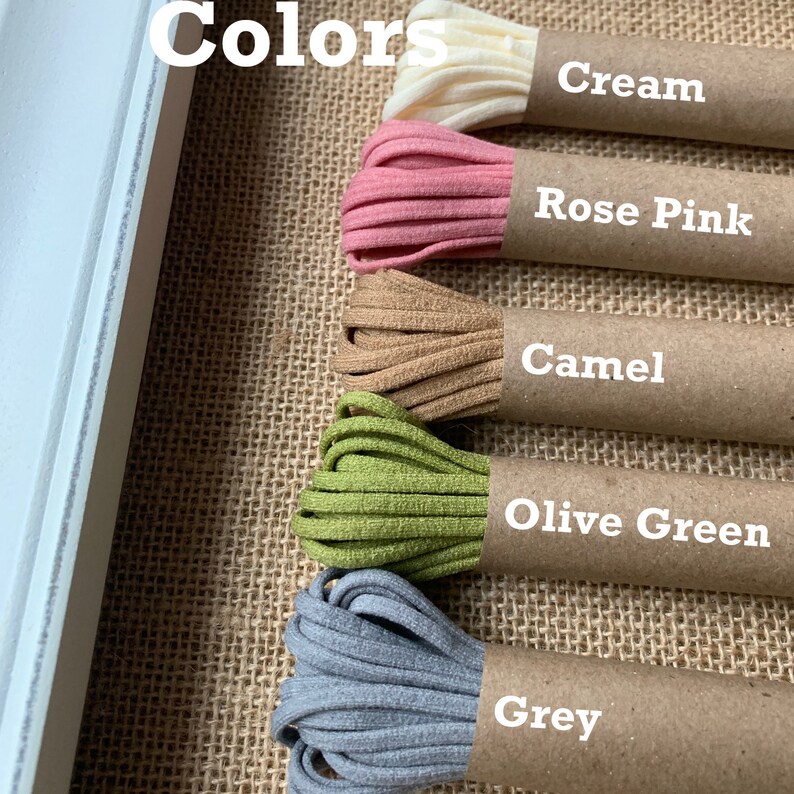 4mm Flat Soft Color Elastic Cord DIY USA Stock Latex Free. 10 - Etsy