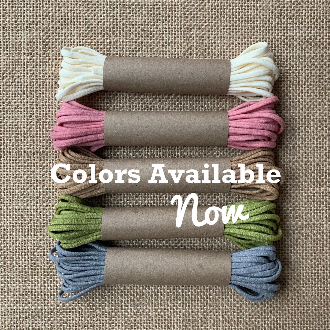 4mm Flat Soft Color Elastic Cord DIY USA Stock Latex Free. 10 Yards ...