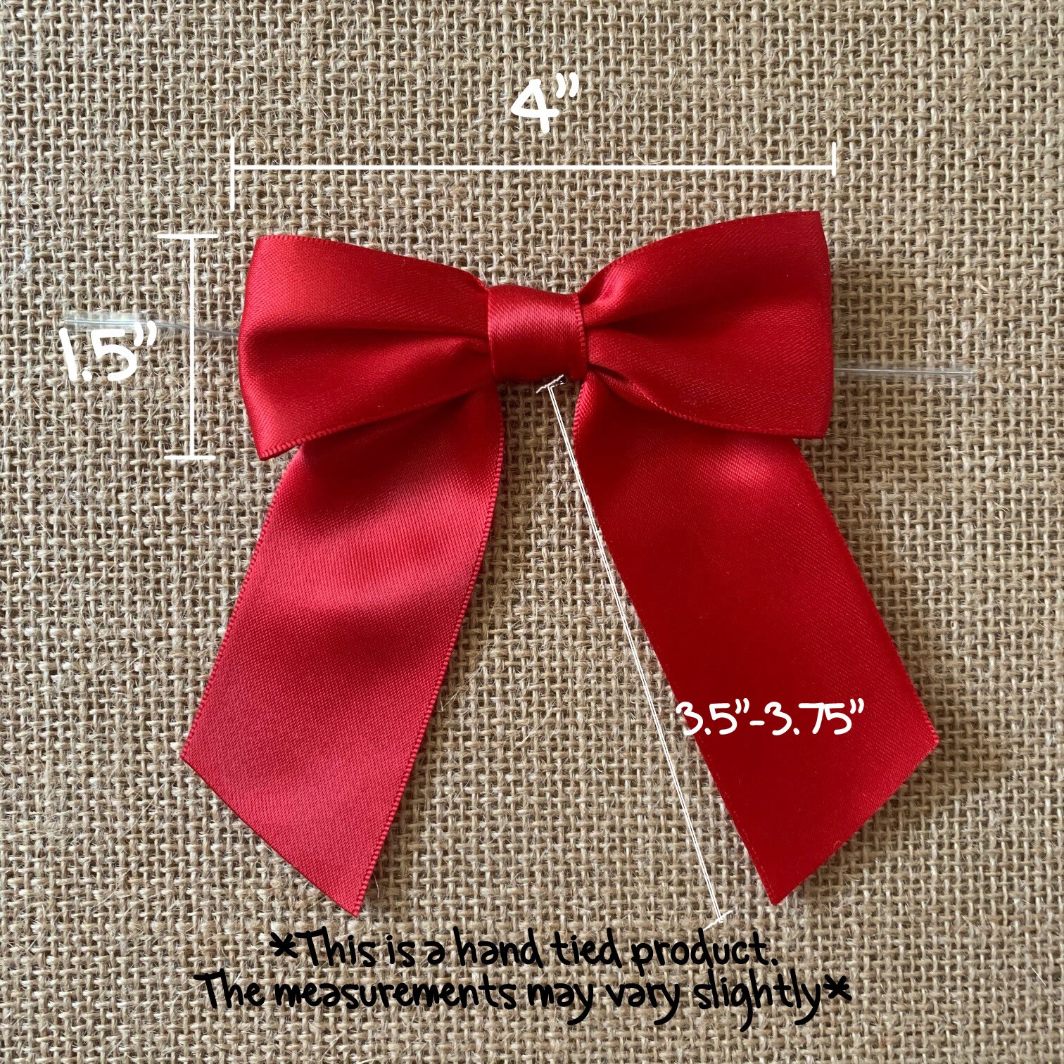 20pcs 4 Satin Pre-tied Ribbon Bow for Wedding and Party - Etsy