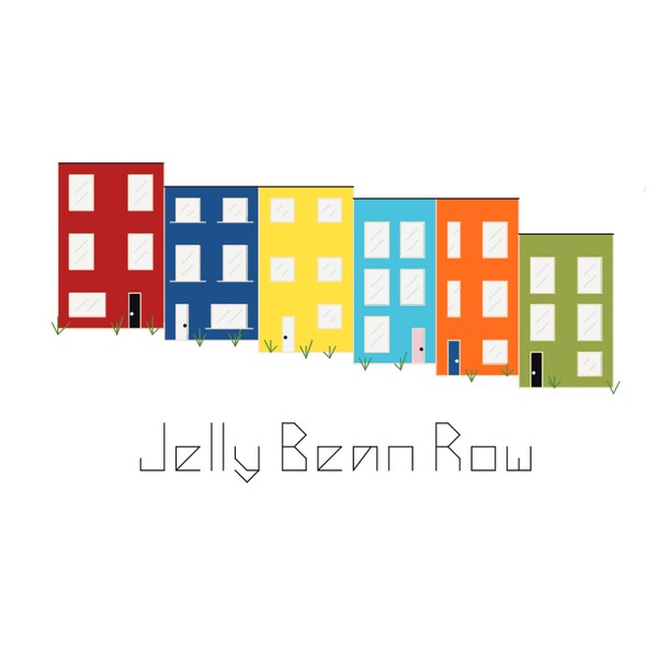 Jelly Bean Row House - Etsy