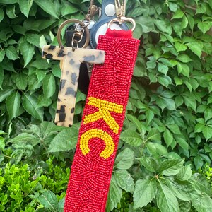 KC Chiefs - Go Taylors Boyfriend - Beaded Wristlet Strap - Beaded KC ...