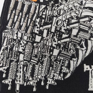 Till Valhalla American Flag Viking Skull Large Embroidered - Etsy