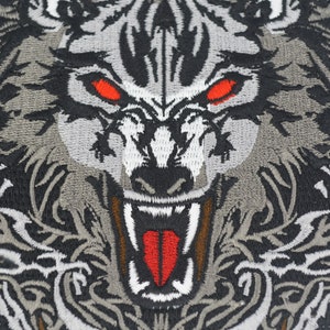 Cerberus Large Embroidered Back Patch - Etsy