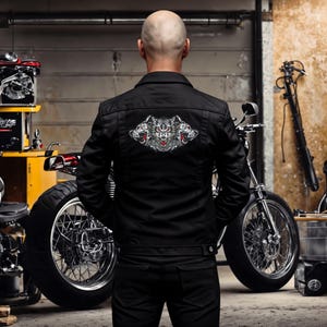 Cerberus Large Embroidered Back Patch - Etsy