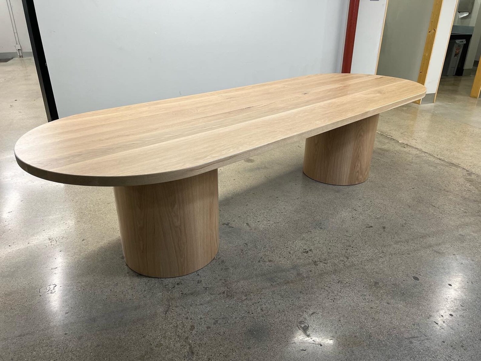 MODENA’ Solid White Oak Dining Table; Kitchen Table; Modern Table; Oak ...