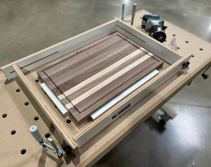 Juice Groove Jig, Woodworking Jig, Cutting Board Template Jig. - Etsy