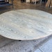Custom Ash Wood Dining Table | Modern Round Table With X Base - Etsy