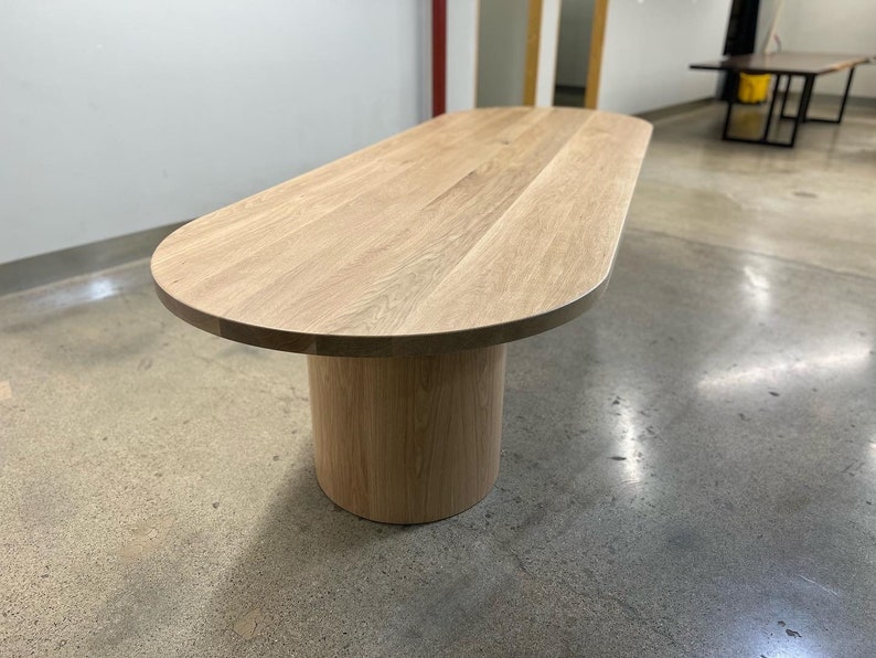 MODENA’ Solid White Oak Dining Table; Kitchen Table; Modern Table; Oak Table; Contemporary ...