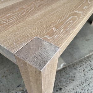 Parsons Dining Table. Solid White Oak - Etsy