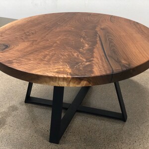 Made to Order | Custom | Live Edge Table | Walnut | Modern | Table ...