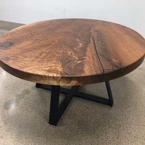 Made to Order | Custom | Live Edge Table | Walnut | Modern | Table ...