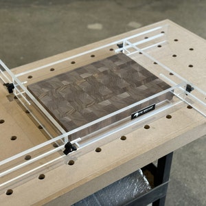 Acrylic Juice Groove Jig, Woodworking Jig, Cutting Board Template Jig ...