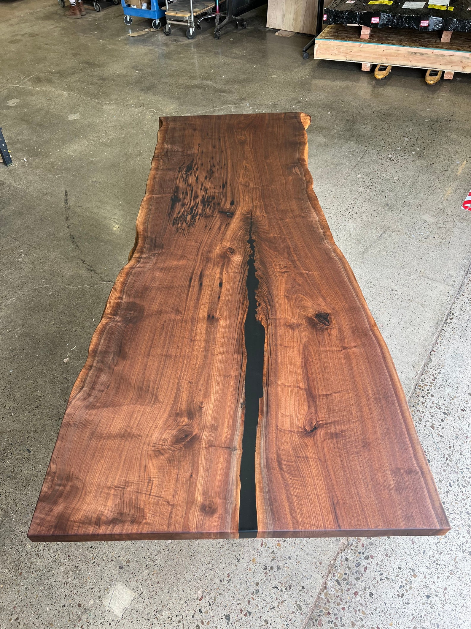 Custom Live Edge Wood Dining Table, Walnut, Oak, Maple - Etsy