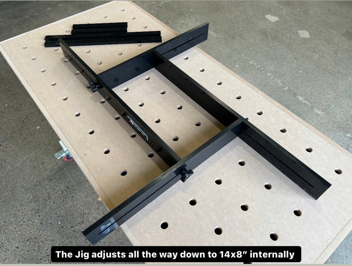 HDPE Juice Groove Jig, woodworking Jig, cutting board template jig ...
