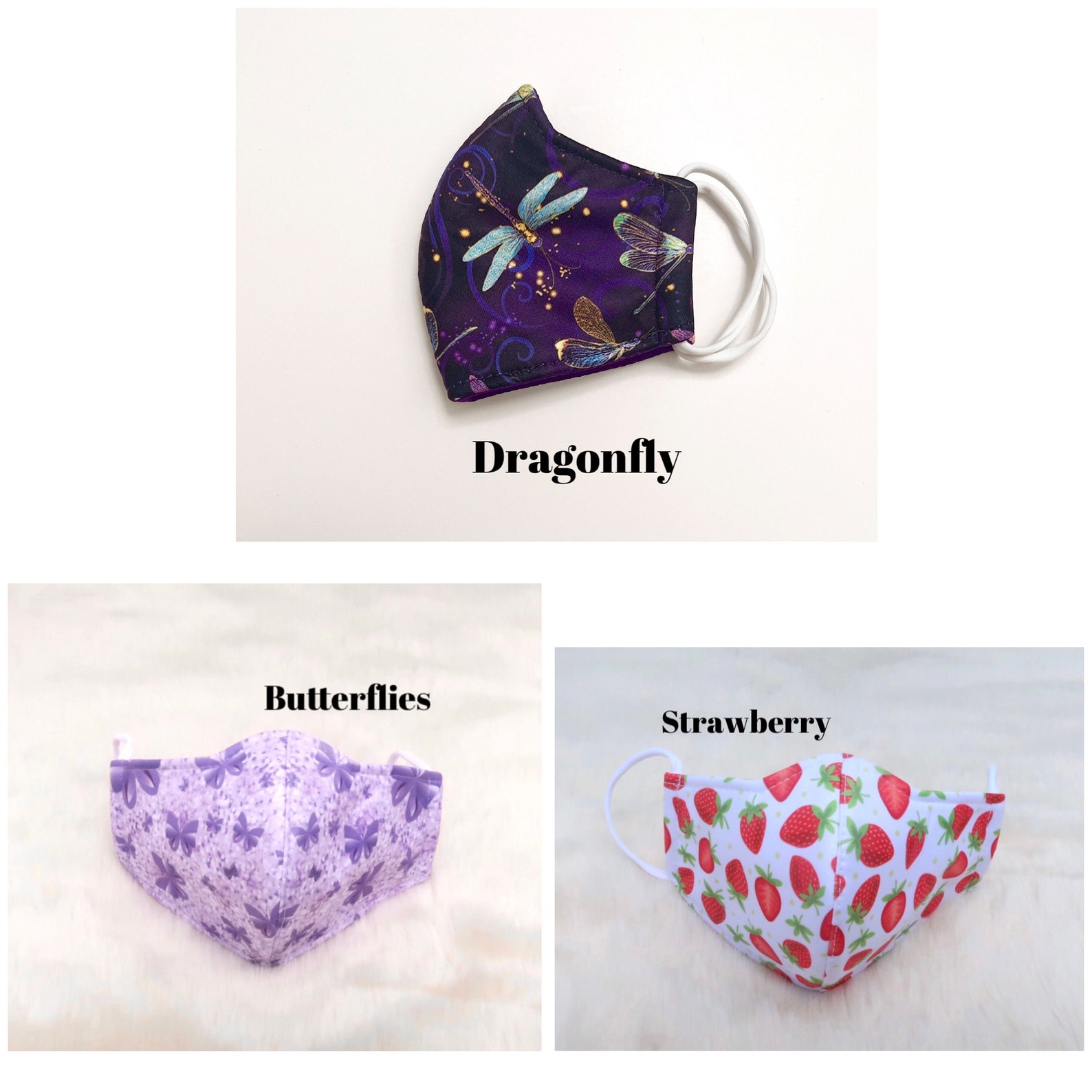 Children Face Mask 3D Printed Characters Kids Face Mask - Etsy