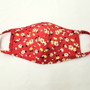 Floral Soft Face Mask Washable Reusable-made in USA - Etsy