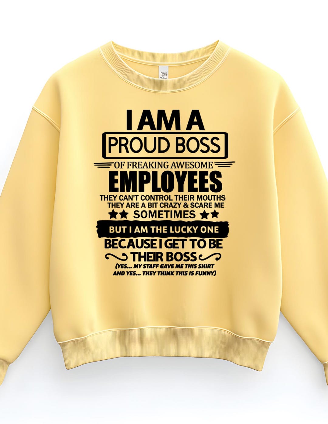 Proud Boss Awesome Employees Shirt Multiple Color. Sublimation, Png ...