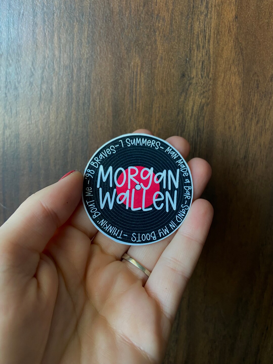 Morgan Wallen Record Sticker Decal - Etsy