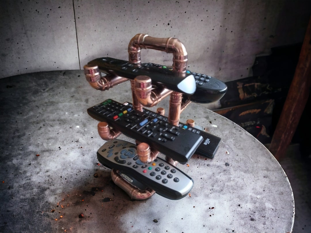 Copper Remote Control Holder /stand Handmade Various Options Available ...