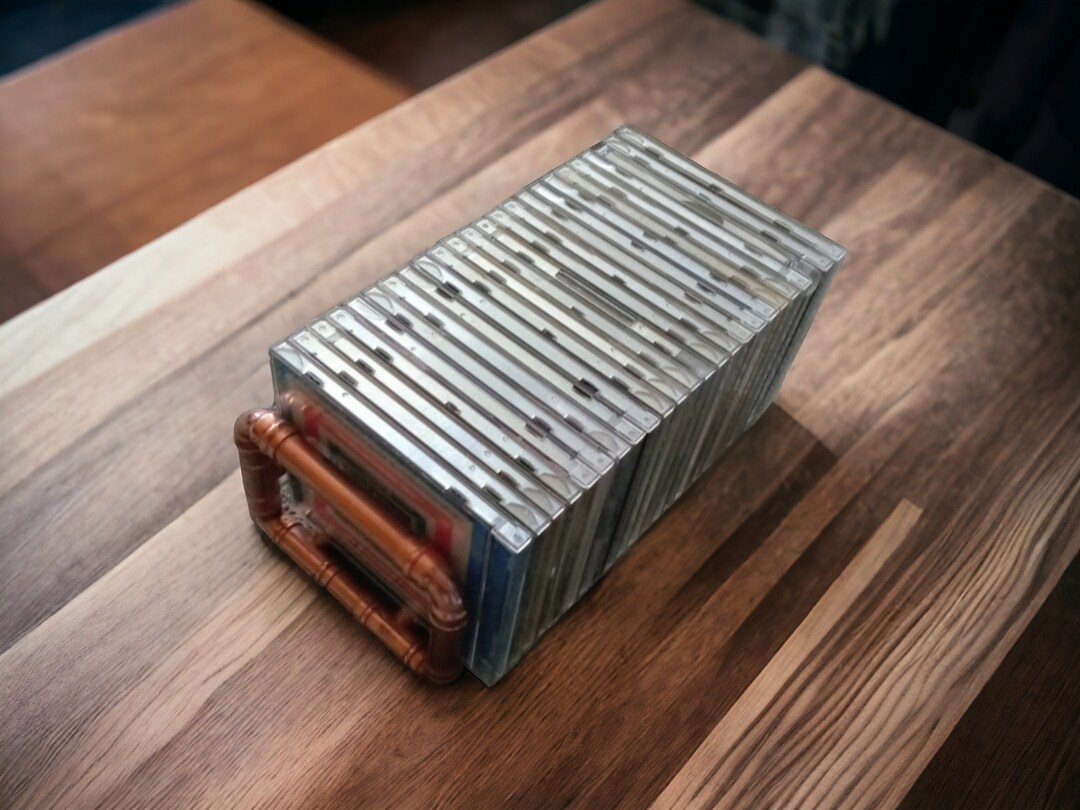 Handcrafted Copper Pipe CD/DVD Storage Holder - Various Sizes" - Etsy
