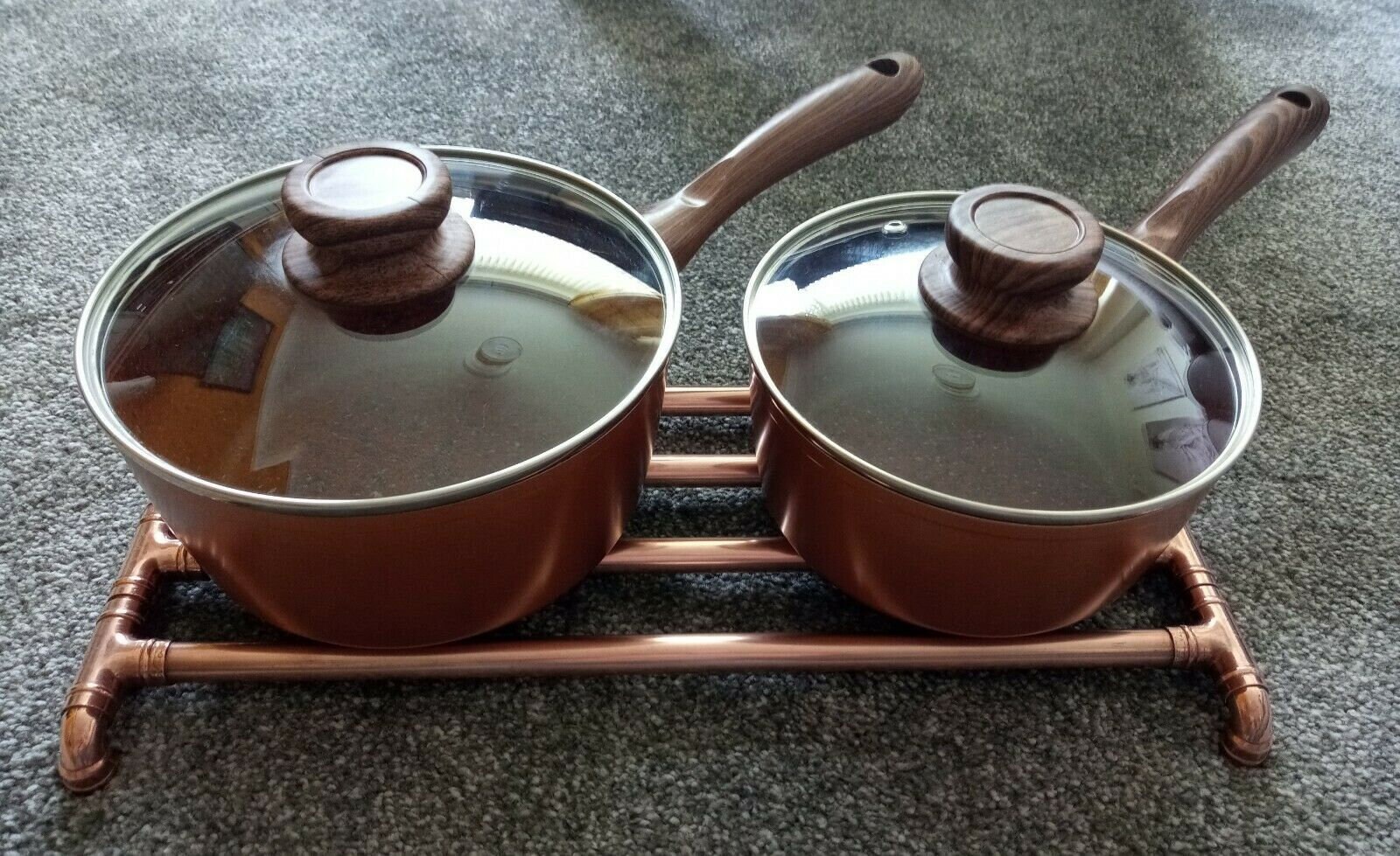 Handmade Copper Large Pan Trivet Made From 15mm Copper - Etsy UK