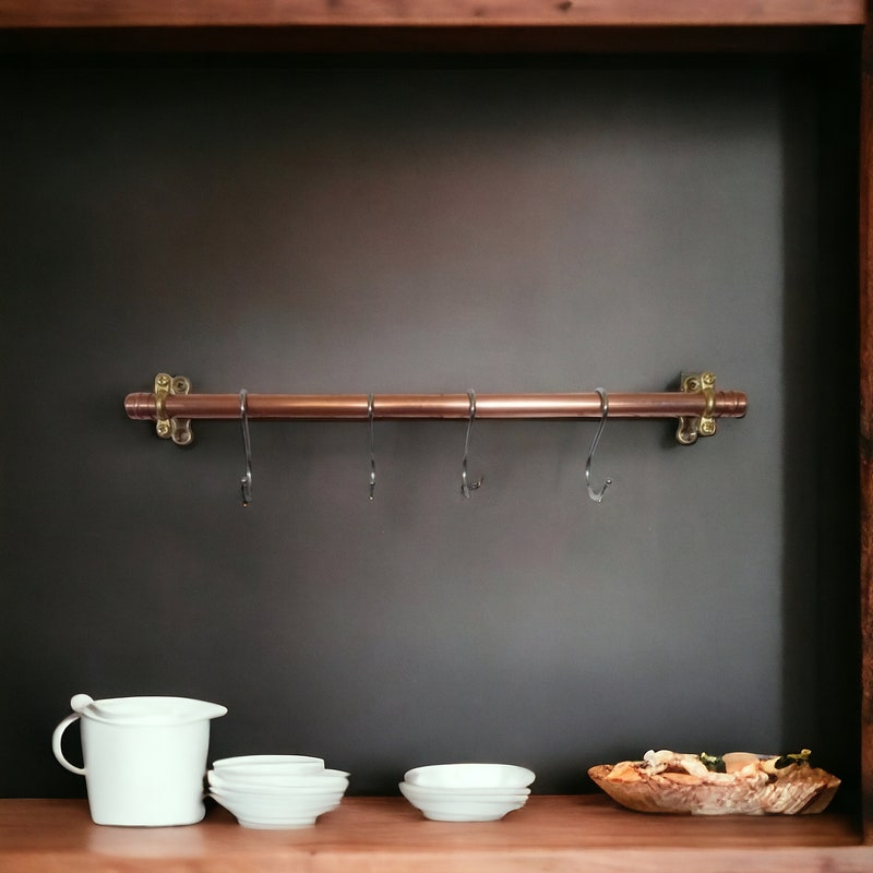 Copper Pan Rail - Etsy