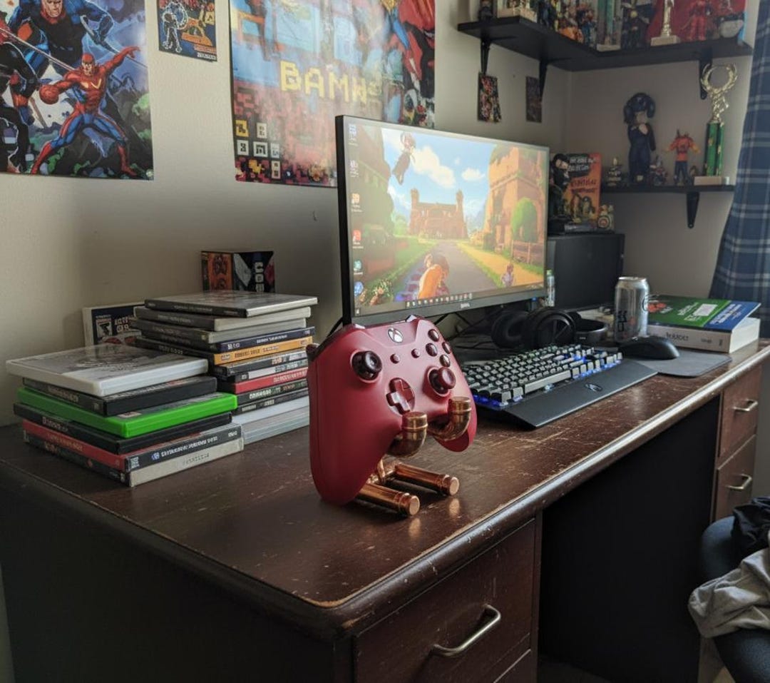 Copper Pipe Xbox / Playstation / Controller / Gamer / Stand / Holder ...