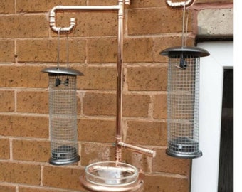 Copper Birdhouse With Wooden Roof LTZAF016 - Etsy