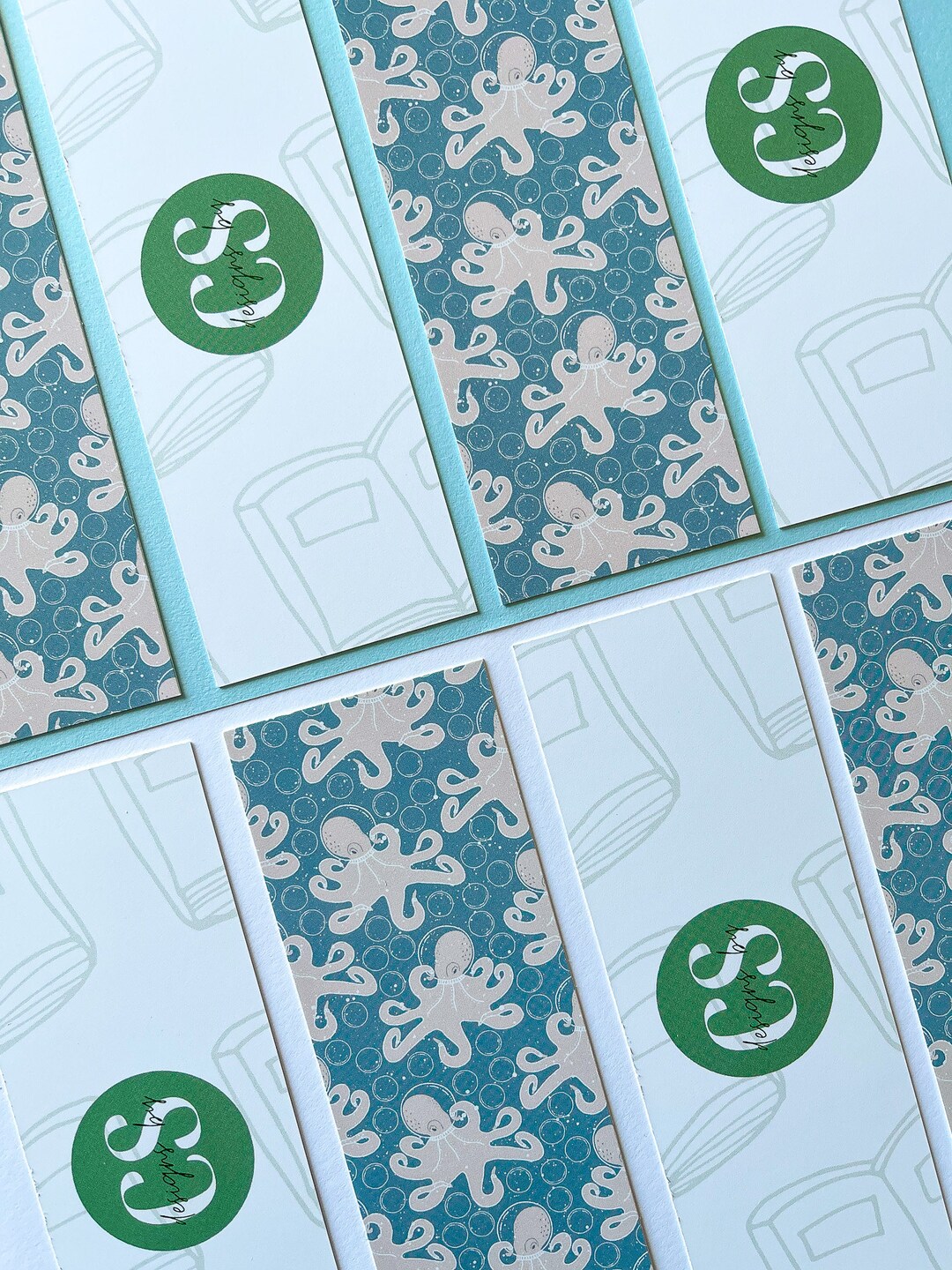 Octopus Bookmark Bookmarks Reading Accessory Reading Books Cephalopod ...