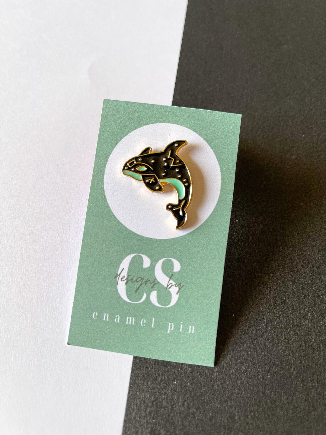 Whale Design Enamel Pin Enamel Pin Cute Pin Collectable Pin Pin Badge ...
