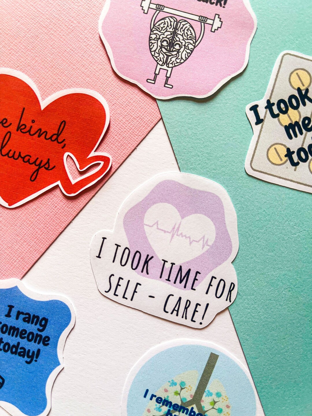 Mental Health Recovery Sticker Pack Planner Stickers Sticker Pack ...