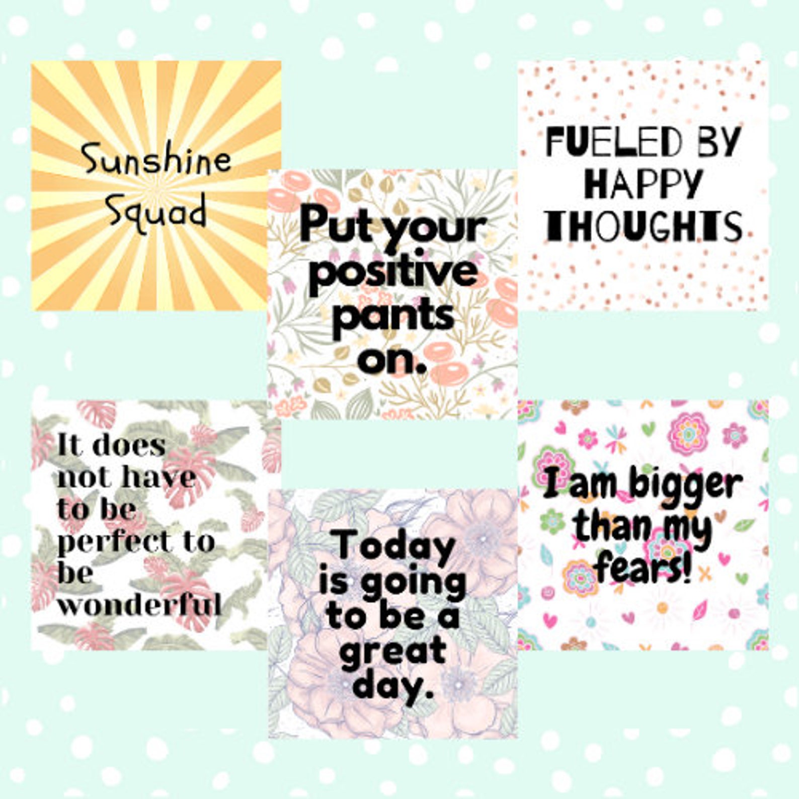 Positive Affirmation Stickers Positivity Stickers Sticker - Etsy Australia