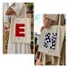 Letter Handmade Cute Punch Needle Tote Bag Embroidered - Etsy