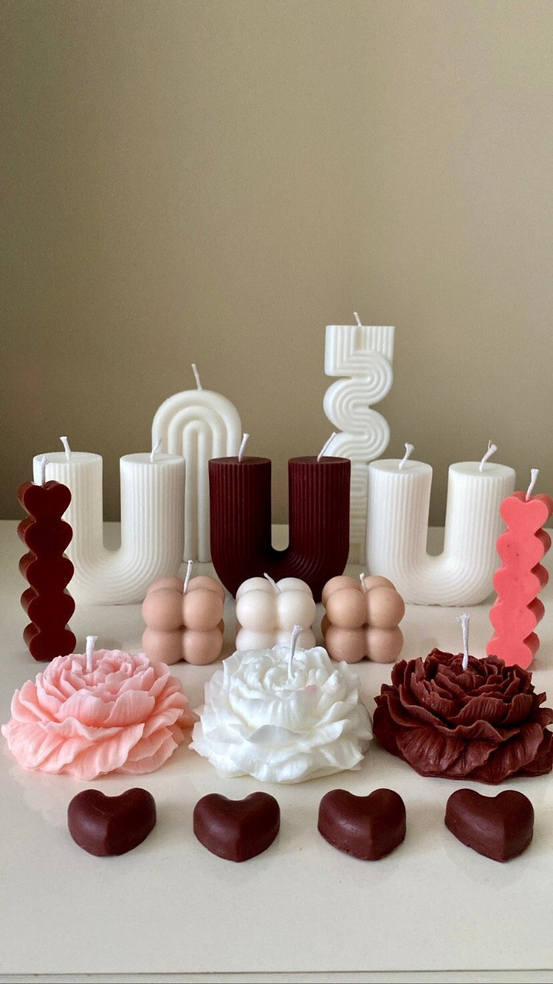 Wave, Rainbow, U, Bubble, Hearth, Peony Soy Candle, Gift Ideas, Lover ...