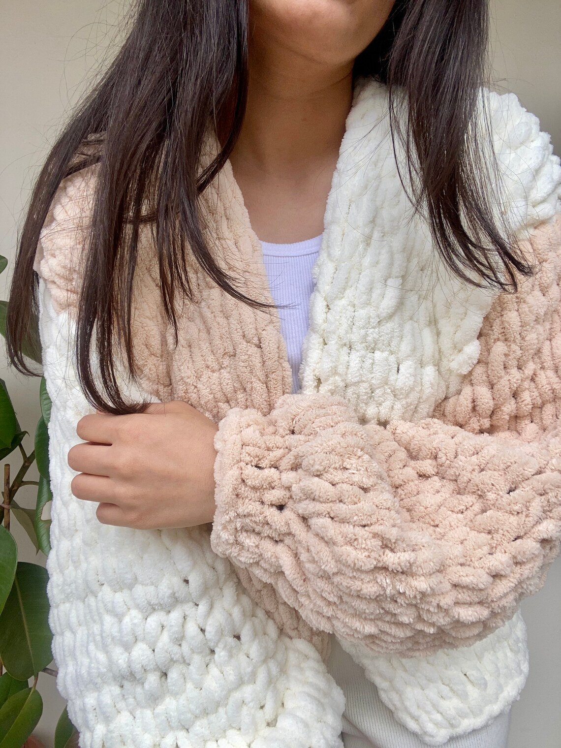 Fluffy Cardigan, Soft Belted Cardigan, Cropped Fluffy Cardigan, Puffy ...