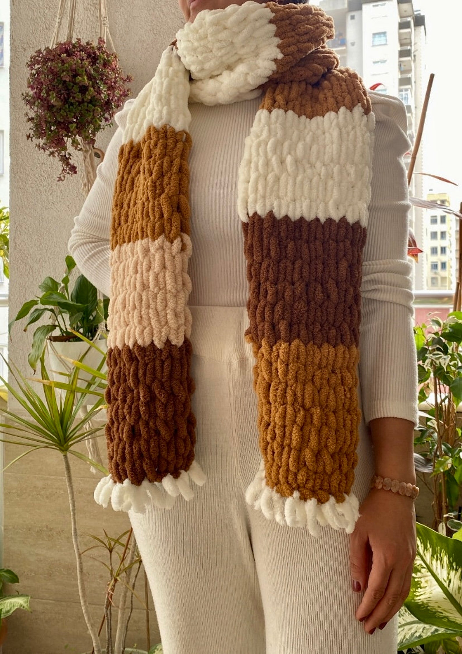 Fluffy Scarf, Soft Scarf, Handmade Shawl, Handmade Scarf, Puffy Scarf ...