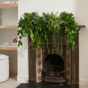 4 Ft Artificial Lush Mix Greenery Garland , Free Fast International ...