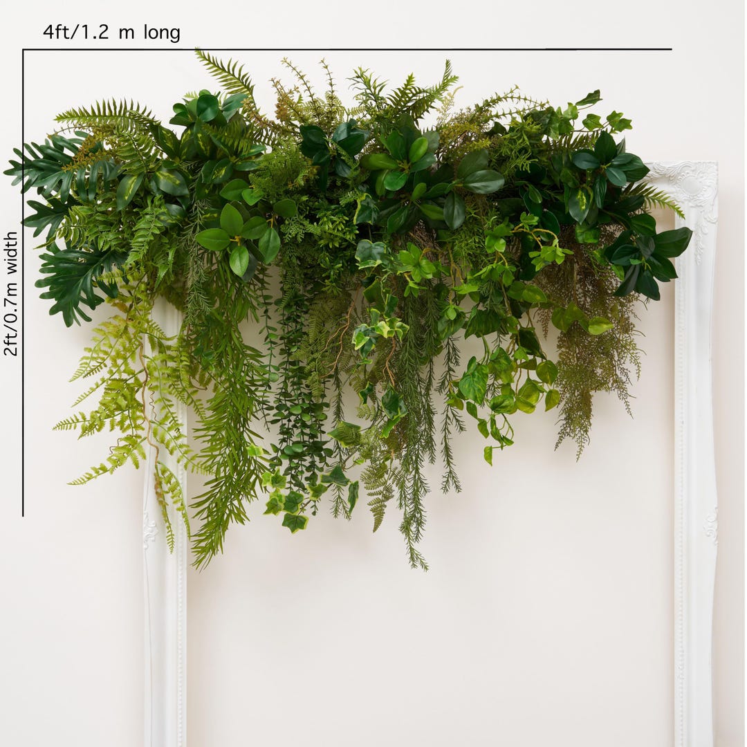 4 ft Lush Mix Greenery Girlande, kostenloser Versand - Etsy.de