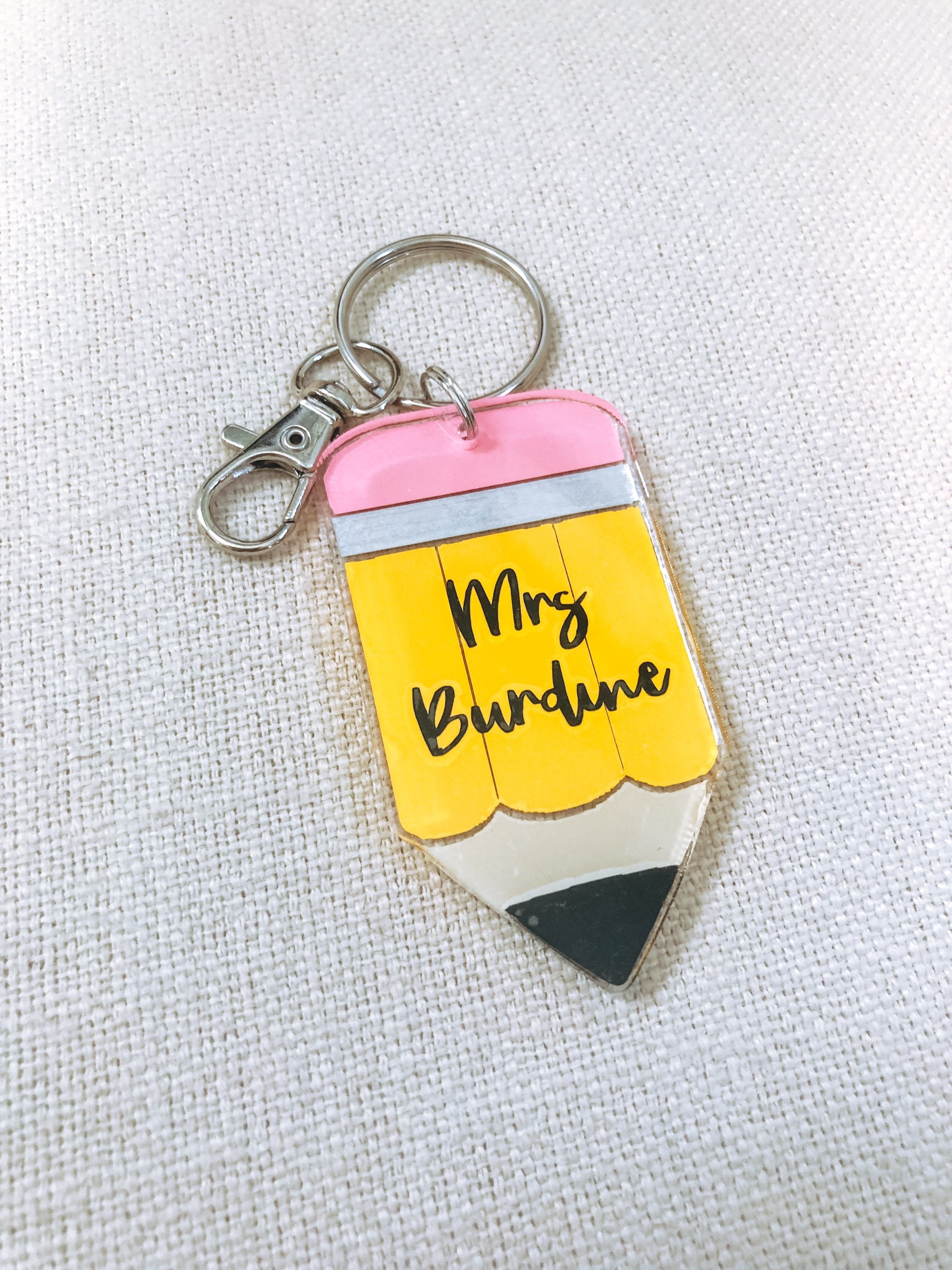 Personalized Teacher Keychain Personalized Teacher Lanyard - Etsy