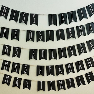 Personalized Classroom Banner - Teacher Banner - Classroom Banner ...